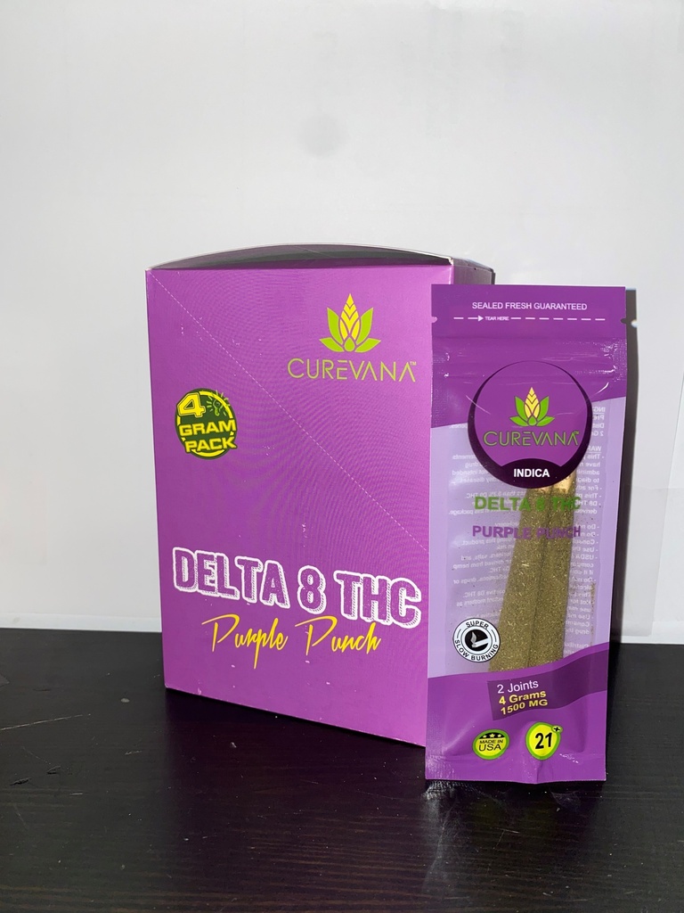 Curevana- Delta 8 THC Purple Punch 1500MG | Carytown Tobacco Inc.